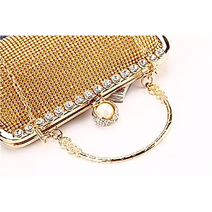 seropian Women's Rhinestone Bag Sparkling Chain Handbag Evening Clutch Purse Small Evening Formal Bag for Wedding,Party,Club