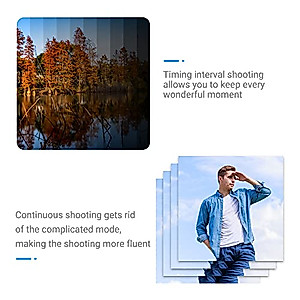 JJC Intervalometer Timer Remote Control Shutter Release for Sony A6000 A6100 A6600 A6500 A6400 A6300 A1 A7 A7II A7III A7IV A7R V IV A7RIII II A7S II A7SIII A9 ZV-1 RX100 VII VI V VA IV RX10 IV & More