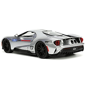 Jada Toys Big Time Muscle 1:24 2017 Ford GT Die-cast Car, Toys for Kids and Adults
