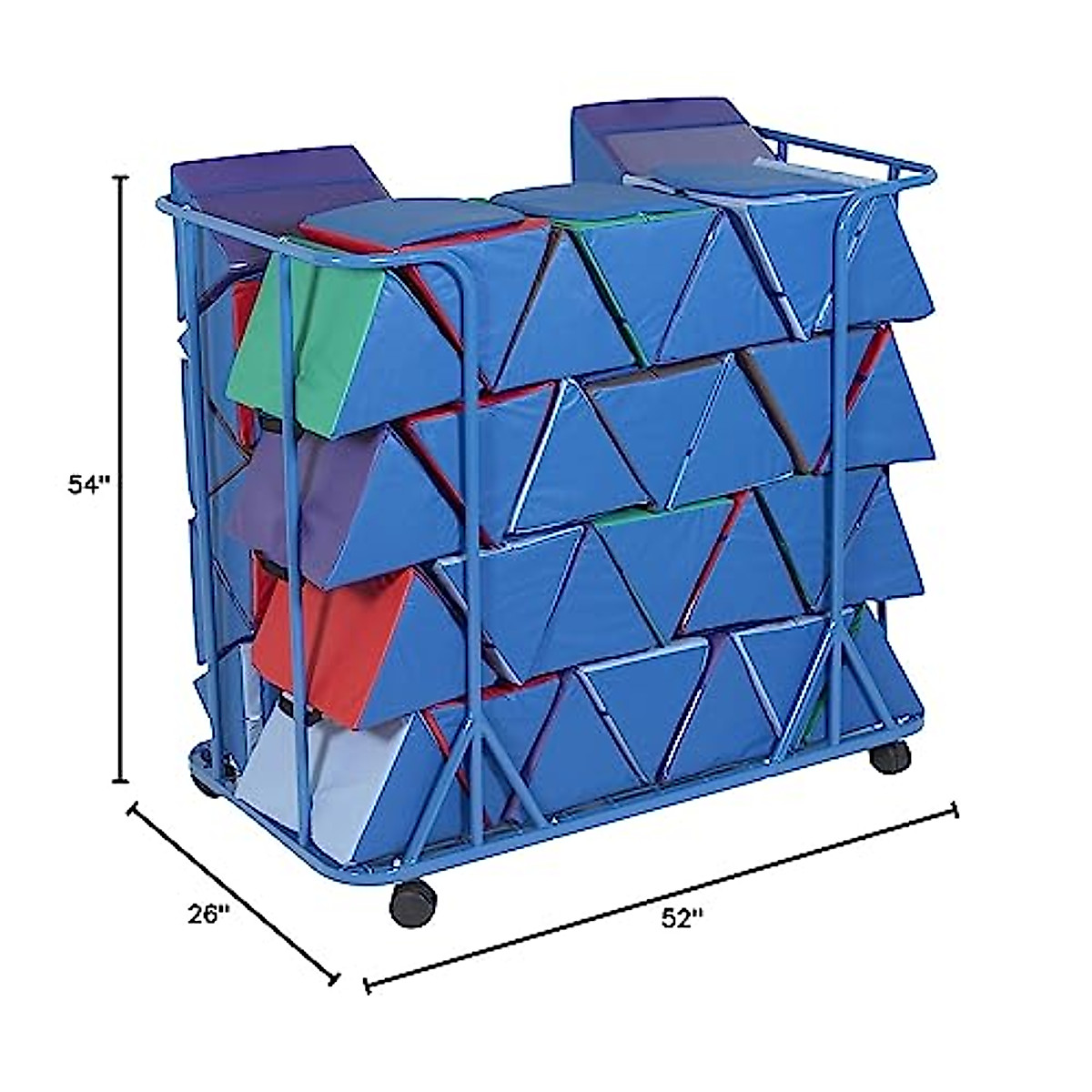 Children’s Factory, Angeles Universal Cart, AFB7930, Mobile Nap Mats & Soft Play Equipment Storage, Daycare, Preschool, Nursery or Classroom Organizer