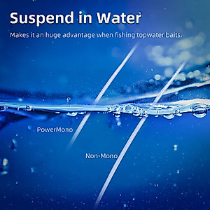 RUNCL PowerMono Fishing Line, Monofilament Fishing Line - Ultimate Strength, Shock Absorber, Suspend in Water, Knot Friendly - Mono Fishing Line (Clear, 30LB(13.6kgs), 300yds)