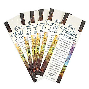 Lord's Prayer Bookmarks, 2 x 6 inches, 25 Bookmarks