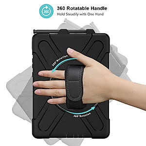 ProCase for Galaxy Tab Active4 Pro 2022/Tab Active Pro 2019 10.1 Inch Case (SM-T630/T638/T540/T547) with S Pen Holder, Rugged Heavy Duty Shockproof Rotating Kickstand Protective Cover