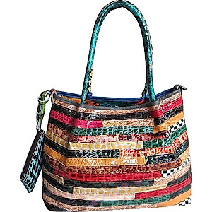 Amerileather Everly Animal Print Rainbow Handbag (#1926-9)