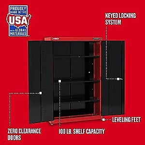 CRAFTSMAN Tool Chest, Garage Cabinet, Tool Storage, 48x74x18-Inch (CMST24800RB)