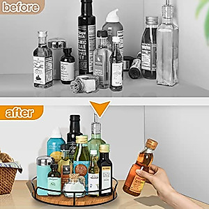 9" & 10" Lazy Susan Organizer - Carbonized Black