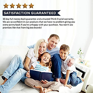 Think Crucial Replacement Aquarium Water Polishing Filter Pads - Compatible with Fluval FX4, FX5 & FX6 (12 Pack)