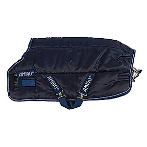 Horseware Ireland Amigo Insulator Heavy, Color: Navy/Navy & White, Size: 81 (ABRA23-BBW0-81)