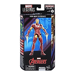 Marvel Legends Series: Iron Man (Extremis) Classic Comic Collectible 6 Inch Action Figure, 4+ Years