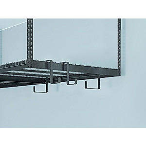 NewAge Products VersaRac Gray 4 Piece Accessory Kit, Garage Overheads, 40191