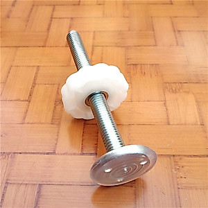 4 Pack M8 Extra Long Pressure Gates Threaded Spindle Rods,8mm Baby Kids Pet Dog Gates Accessory Screw Bolts Kit Fit for All Pressure Mounted Walk Thru Gates