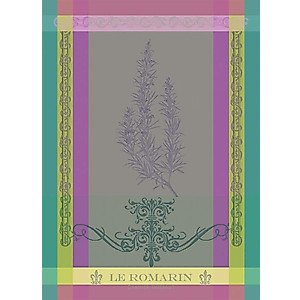 Garnier Thiebaut Brin De Romarin Orchidee Kitchen Towel, 22"x30", Multiple