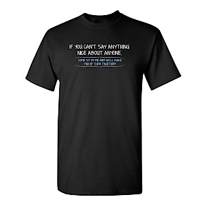 Make Fun of Them Together Graphic Novelty Sarcastic Funny T Shirt XL Black