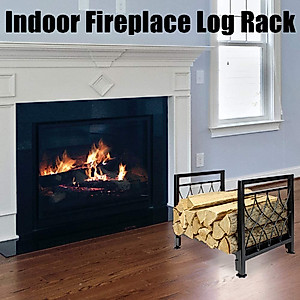 Mini Ash Bucket with Lid + Firewood Rack Indoor