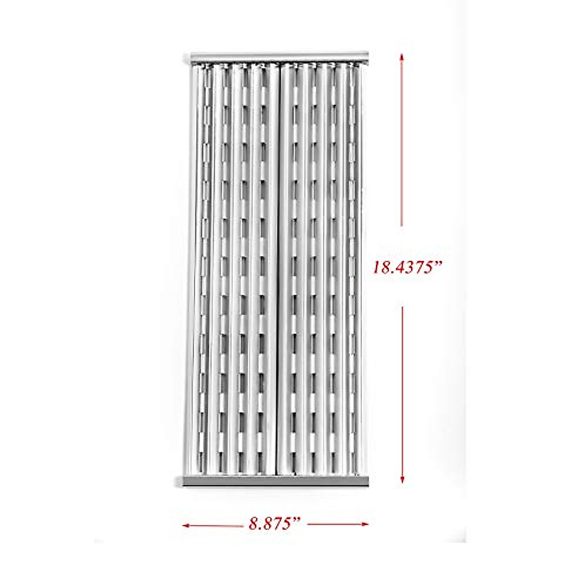 Replace parts 2 Pack Stainless Steel and Porcelain Steel Cooking Grid Replacement for Charbroil 463273614, 466241013,466246910, 466247110 Gas Grill Models