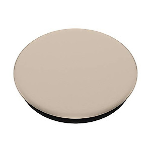 Brown Light Beige Earthy Pastel Color Simple Minimal PopSockets Swappable PopGrip