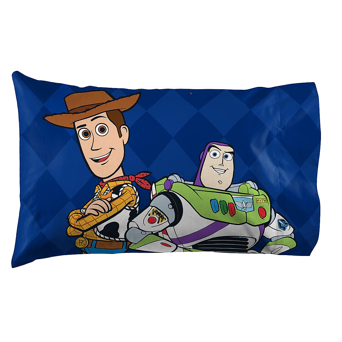 Jay Franco Disney Toy Story Buzz & Woody Full Sheet Set - 4 Piece Set Super Soft and Cozy Kid’s Bedding - Fade Resistant Microfiber Sheets (Official Disney Product)