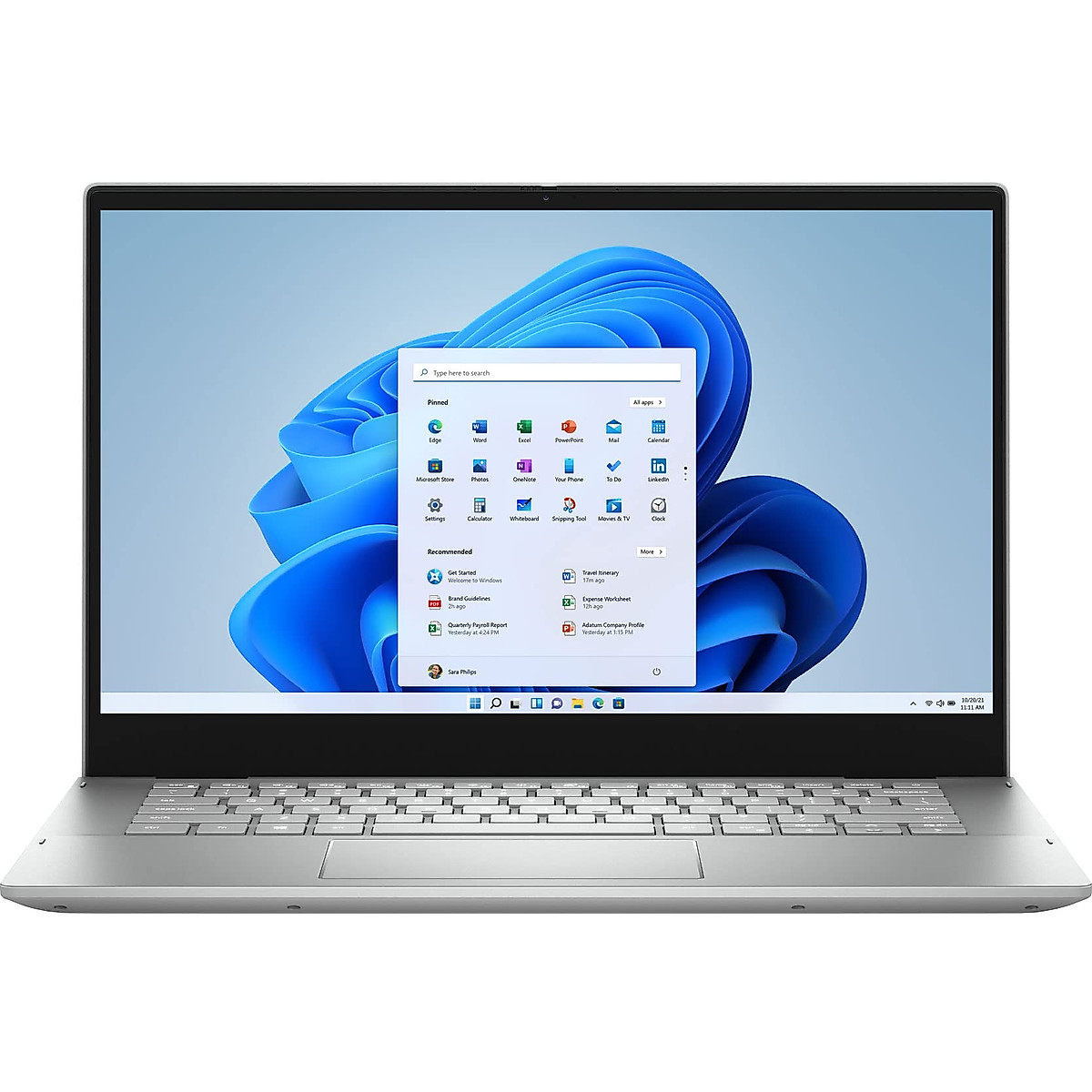 Dell 2022 Newest Inspiron 14 5000 5406 2 in 1 Laptop 14" HD Touchscreen 11th Gen Intel Core i5-1135G7 Processor 16GB RAM 1TB SSD Webcam HDMI Backlit Keyboard Windows 10 S Silver