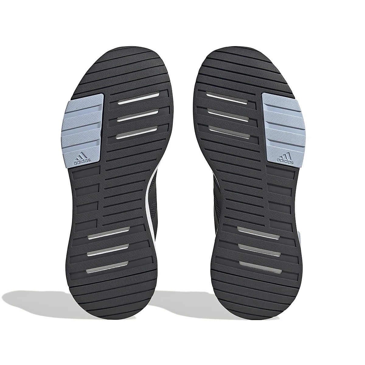 adidas Women's Racer Tr23 Sneaker, Carbon/Carbon/Blue Dawn, 7.5