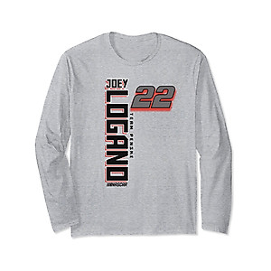 NASCAR - Joey Logano - Vertical Carbon Fiber Long Sleeve T-Shirt