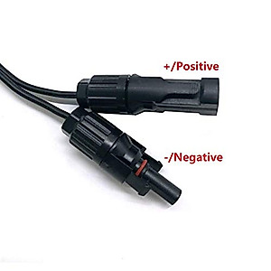 SolarEnz Solar Panel Cable for Solar Panel Suitcase 2 Pin Power Industrial Circular Connector for Solar Connector Solar Adapter Grand Design RV Solar Ports，Forrest River RV Solar Ports