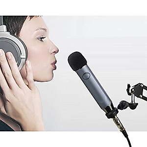 YOUSHARES Blue Ember Pop Filter - Ember Mic Windscreen Foam Cover to Reduce Plosive Wind Noises