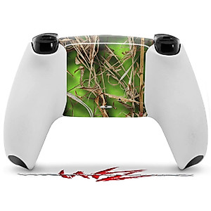 WraptorSkinz Skin Wrap compatible with Sony PS5 DualSense Controller WraptorCamo Grassy Marsh Camo Neon Green (CONTROLLER NOT INCLUDED)