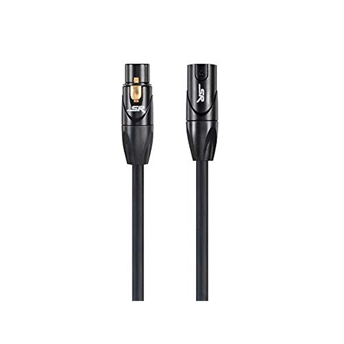 Monoprice XLR Male to XLR Female Cable [Microphone & Interconnect] - 100 Feet | Gold Plated, 16AWG - Stage Right Series