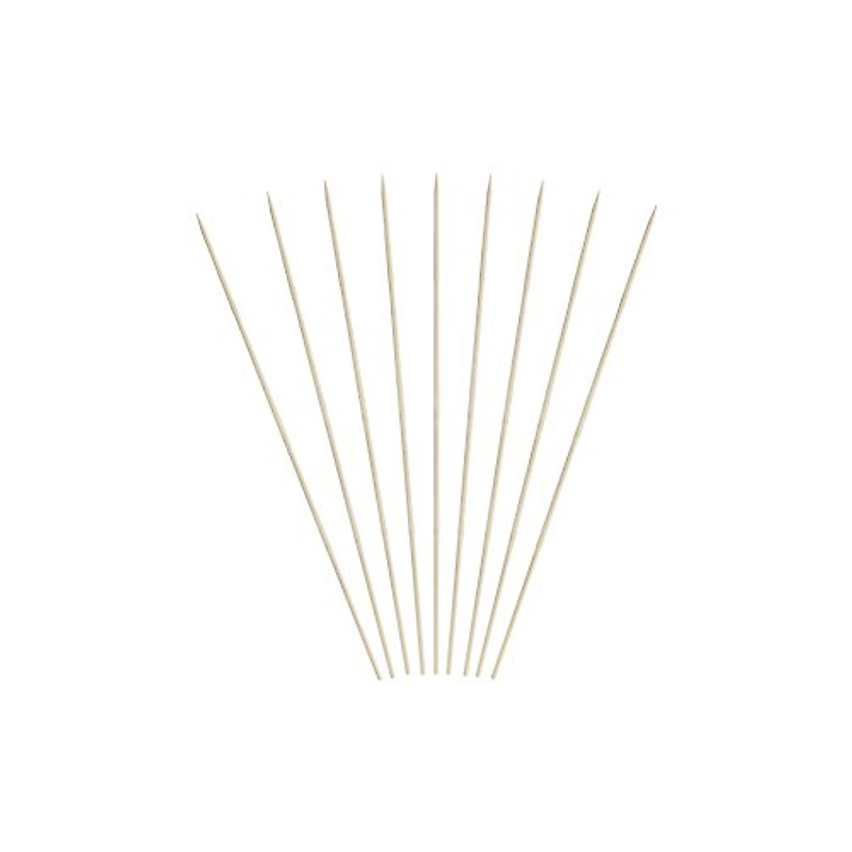 KingSeal Natural Bamboo Wood Grilling Skewers, 4 Inches x 2.5mm Diamter, for Shish Kebabs, BBQ, and Fruit Arrangements, Bulk Pack - 16 Packs of 100 (1600 Count)