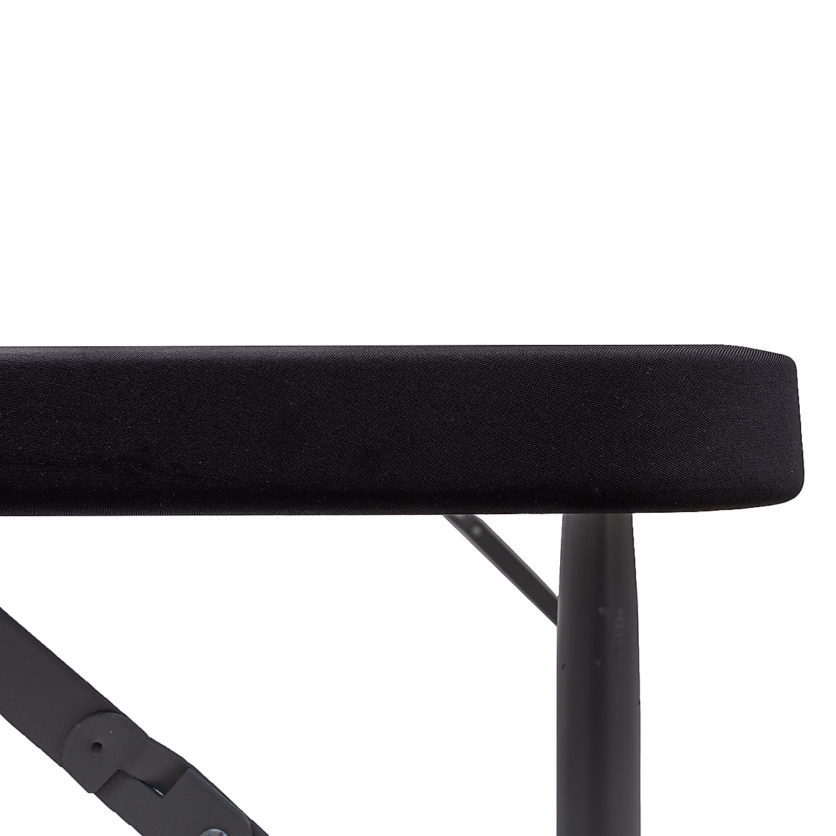 NEWISHER Square Fitted Table Cover Black Cocktail Topper Spandex Stretchable Table Top Tablecloth 36 x 36 Inch