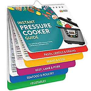 Instant Pot Magnetic Cheat Sheet Magnet Set - 7” x 6” Inches - Instant Pot Accessories - Instapot Pressure Cooker Magnet Sheets - Cooking Instapot Accessory Kitchen Gadgets Pot Cheat Sheets