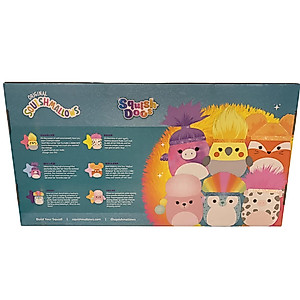 Official KellyToy Squishmallow 5 inch Boxed Set of 6 Squishmallows (Squish Doos Boxed 6 Pack)