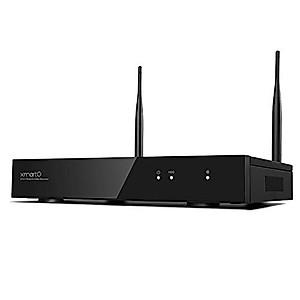 XMARTO H.265 10CH 4K Ultra HD WiFi Security NVR DVR Recorder w. Dual WiFi Routers in,Long Range WiFi, G3 Auto WiFi Relay, Support 10-Cameras,Cloud Storage,Alexa (NO HDD, WNP810/ WNQ58/ WNQ28)