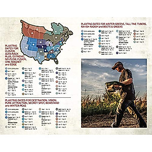 Whitetail Institute Imperial No-Plow Food Plot Seed (Spring and Fall Planting), 9-Pound (.5 acre), White