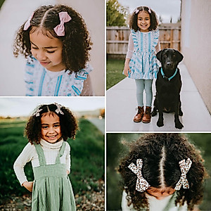 Baby Girl Hair Bow Clips Barrettes, Assorted Hair Accessories Alligator Clip for Little Girls Toddler Kids Teens