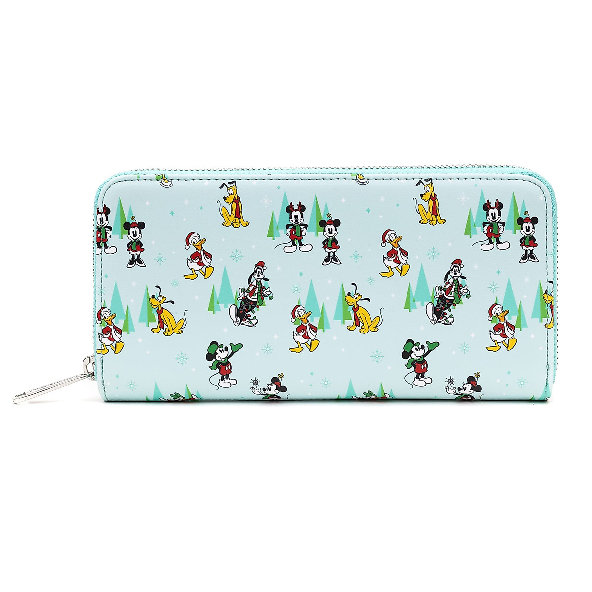 Loungefly Disney Classics, Disney Holiday Sensational Six Wallet, Mickey Mouse Minnie Donald Daisy Goofy Pluto