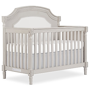 Evolur Julienne 5-in-1 Convertible Crib in Cloud, Greenguard Gold Certified , 55.5x31.2x51.5 Inch (Pack of 1)