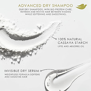 Dove Advanced Dry Shampoo Volume & Fullness Refresh & Revive Flat Hair Without Water for 2 Days of Freshness & Bounce 5 oz