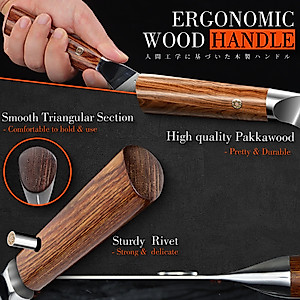 Dragon Creek Damascus Santoku Knife Sharp Japanese Chef Knife Professional Kitchen Gyuto Cleaver for Meat Vegetable Cutting Birthday Gift for Mom or Dad 7" Stainless Steel