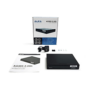 ALFA 5-Port Unmanaged 2.5G Switch, 5 x 2.5GBASE-T Ports, Loop Detection and Fanless Design(AGS05-2.5GL)
