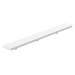 36-Inch White Hips Shelf Bathroom Storage Organizer Shelf Wall Mount Floating Shelf