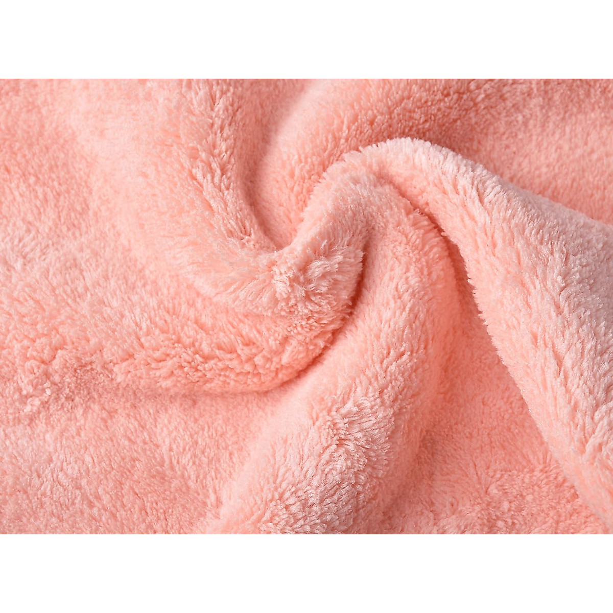 BloomSesame Makeup Remover Cloths for Face, Eye, Lips - Reusable Makeup Remover Pads Soft Microfiber Facial Cleansing Cloths 5 x 5 inch 6 Pack (Coral)