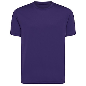 Opna Youth Boys Dri Fit Athletic T Shirts for Boys & Girls Sports Undershirt – Youth & Teen Sizes Purple-M