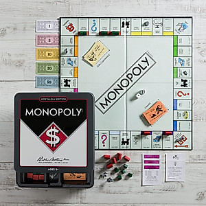 WS Game Company Monopoly Nostalgia Edition in Collectible Tin