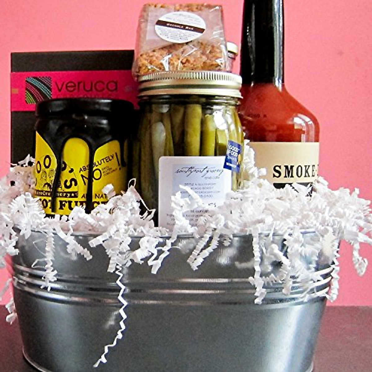 Mrs Fizz Crinkle Cut Paper Shred Filler for Packing and Filling Gift Baskets (2 LB) White