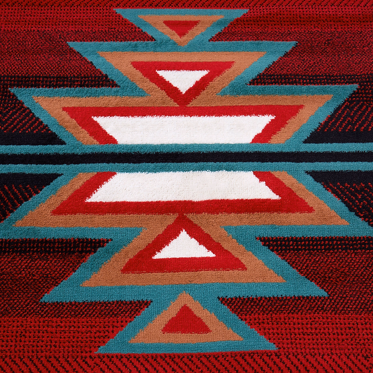 Home Dynamix Sagrada Southwest Area Rug 5x7 Black/Red/Ivory