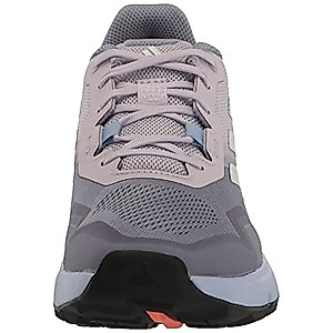 adidas Men's Terrex Soulstride Trail Running Shoe, Silver Violet/Crystal White/Coral Fusion, 8