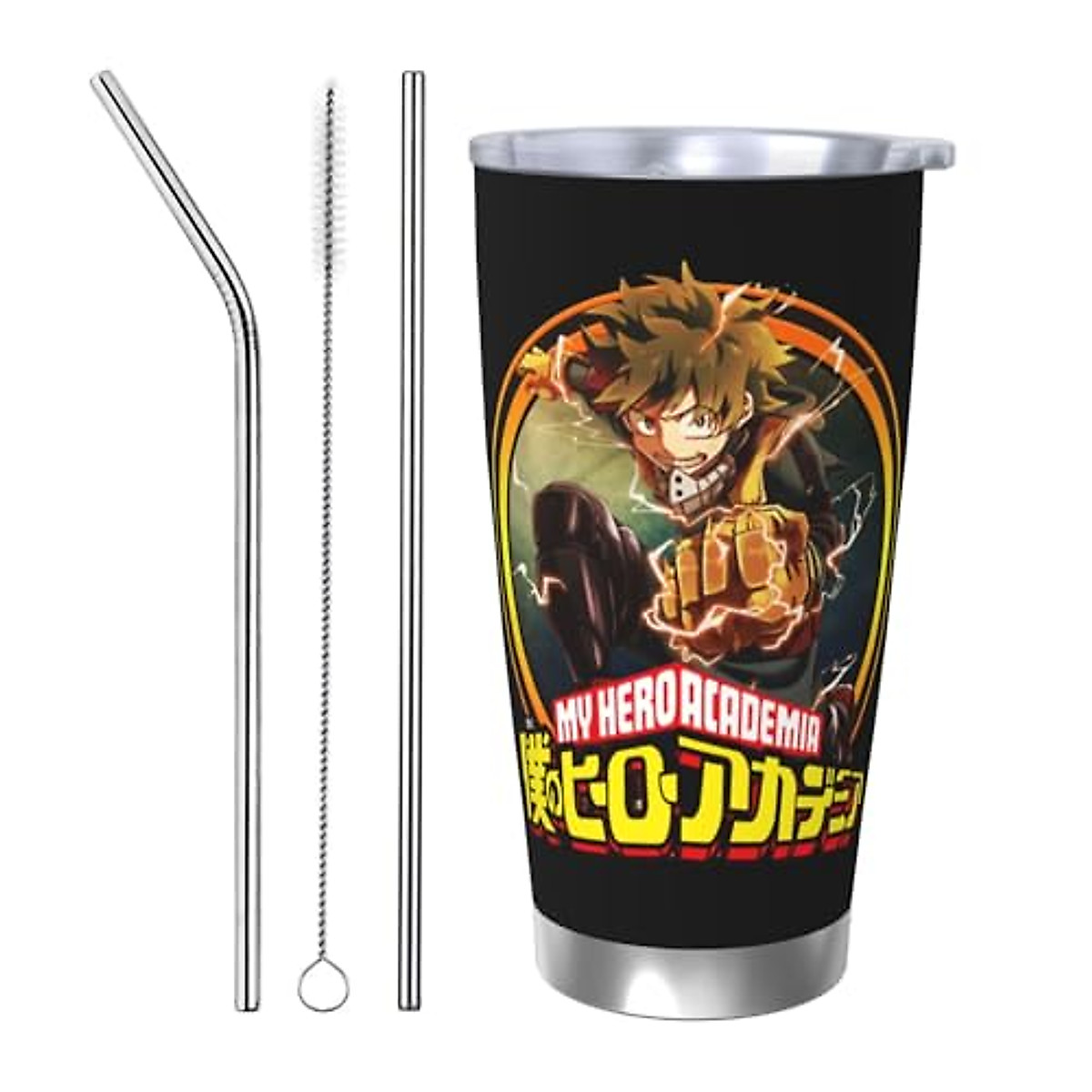 JIESAJ Anime My Hero Academia Insulated Tumbler 20oz Insulated Kettle For Men'S Woman'S Insulated Kettle