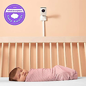 Miku Smart Baby Monitor - Breathing & Movement Monitor - HSA/FSA Approved - Real-Time Breathing & Sleep Tracking - HD Video & Audio, Night Vision, Two-Way Talk, Sound, Humidity & Temperature