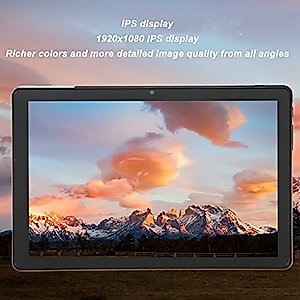 RTLR Calling Tablet, Gold 10 Inch Tablet Octa Core Processor 100-240V Fast Charging Support for Android 11.0 for Reading (US Plug)